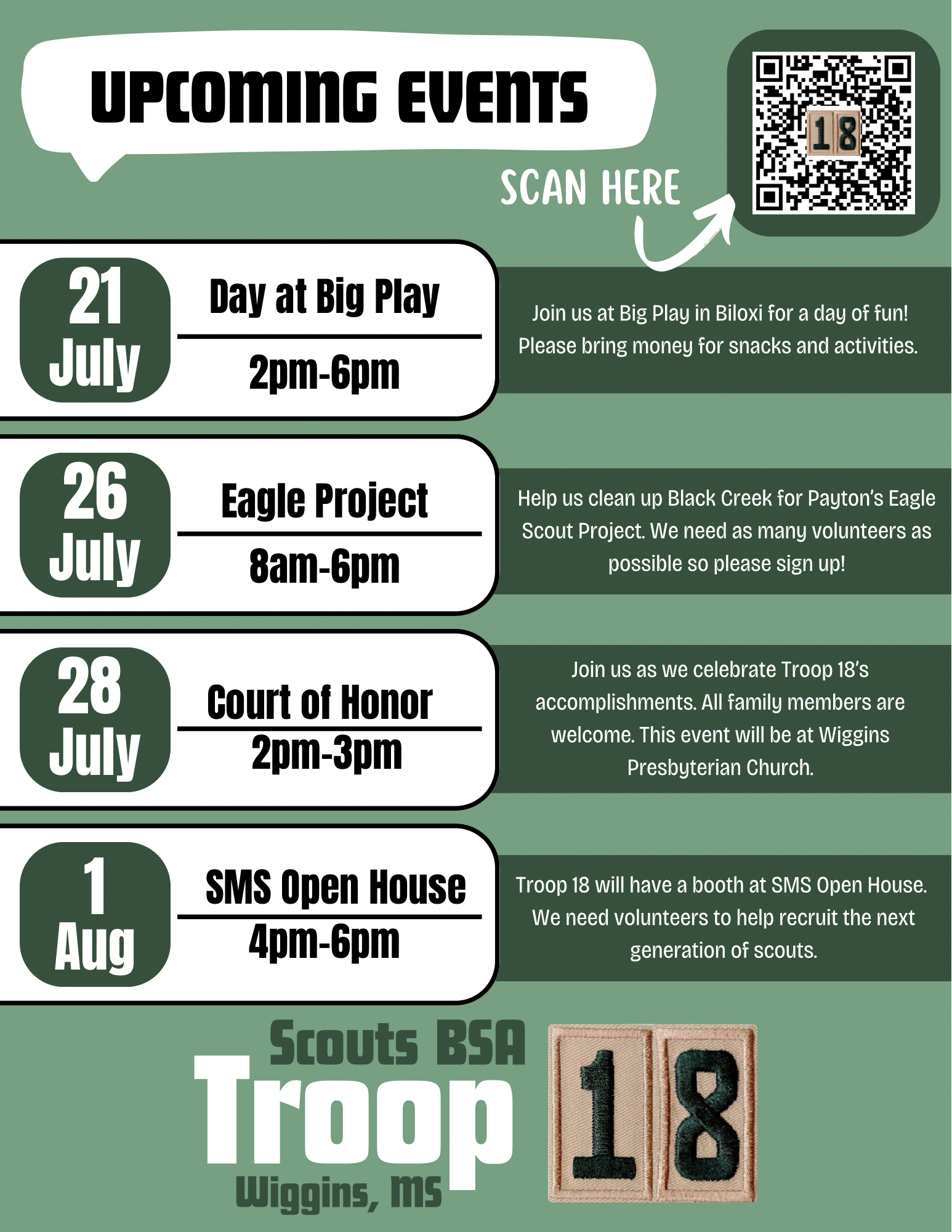 Upcoming Events – scoutTroop18.com